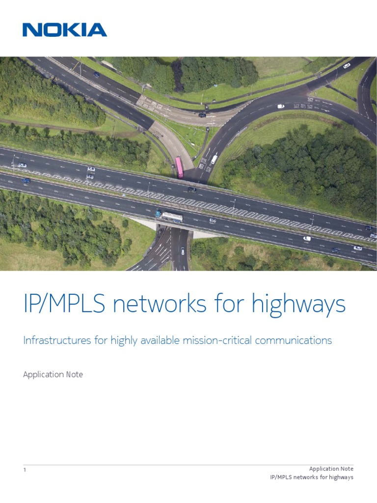 Nokia IP-MPLS Networks For Highways Application Note en | PDF ...