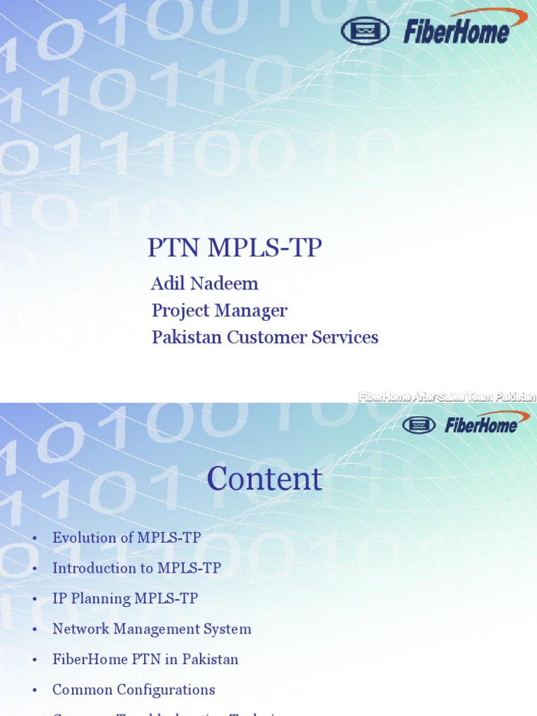 Introduction to MPLS-TP.ppt | Multiprotocol Label Switching | Computer ...