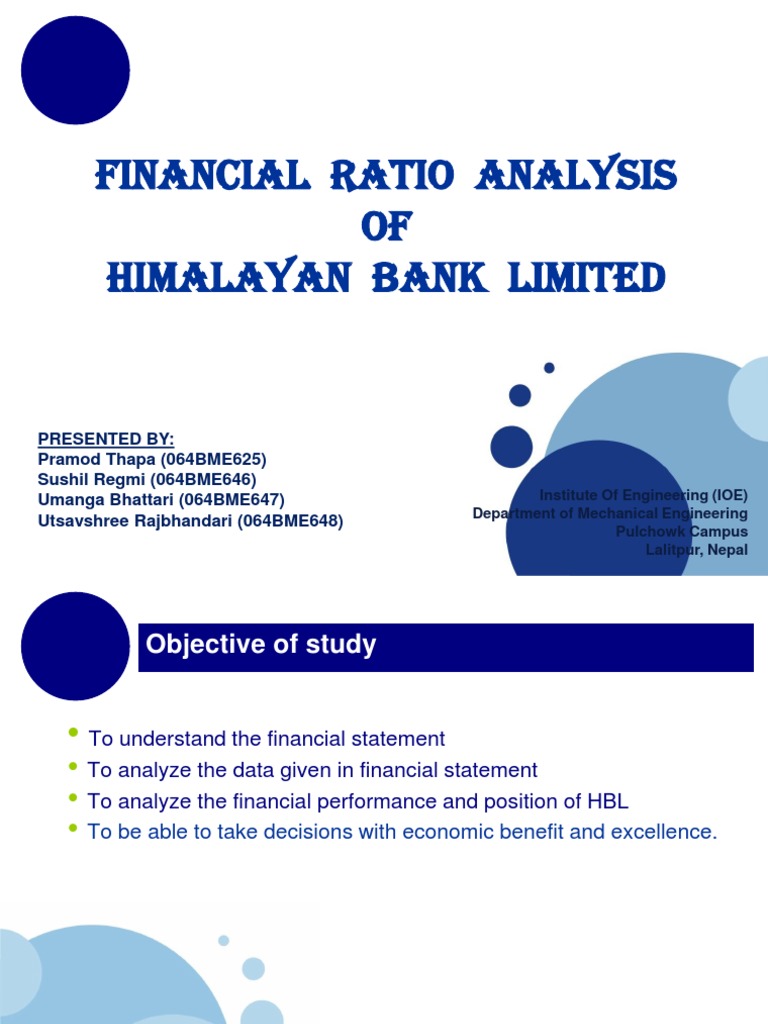 Financial Ratio Analysis of HBL | PDF | Cash Flow Statement | Expense