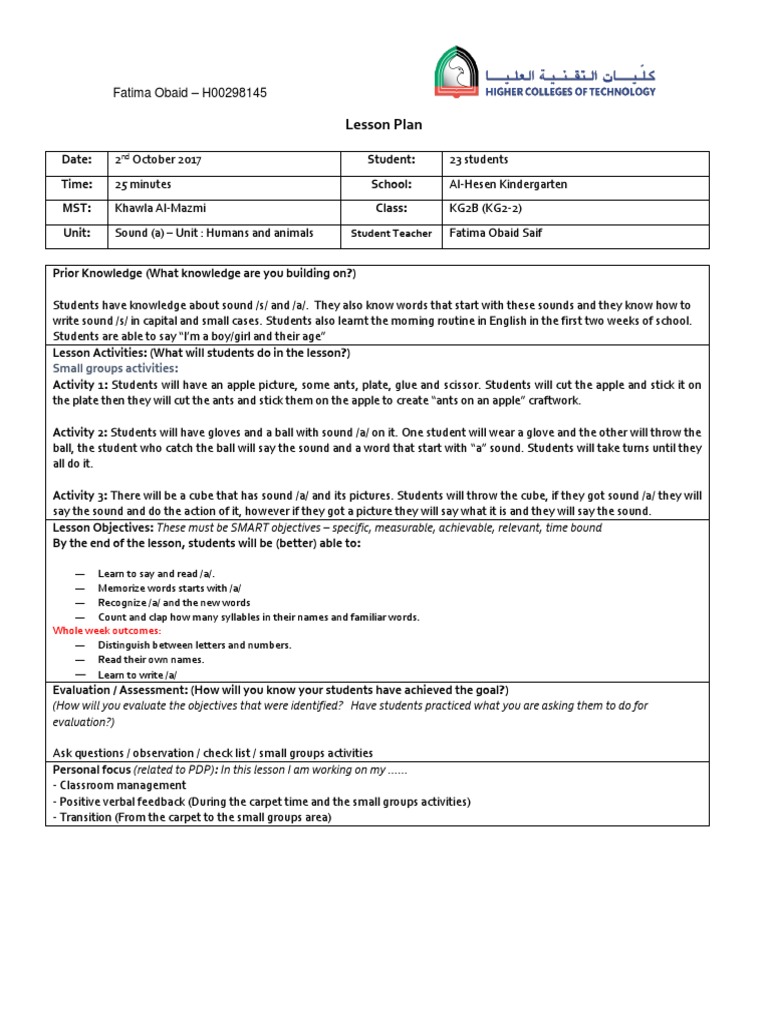 Lesson Plan: Small Groups Activities | Download Free PDF | Classroom ...