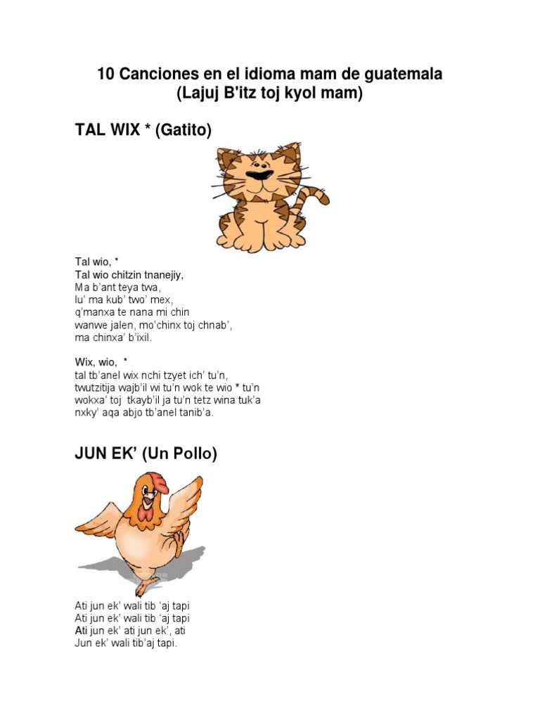 10 Canciones en El Idioma Mam de Guatemala | Guatemala