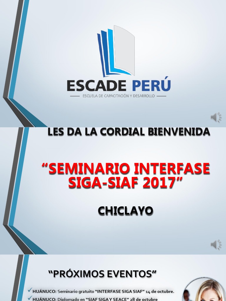 Presentacion Escade 2017 | PDF