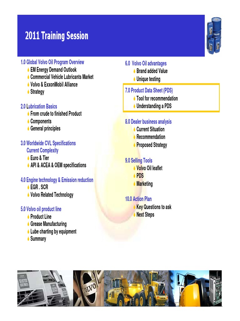 Volvo Oil Training Program - Module 7 | PDF | Transmission (Mechanics ...
