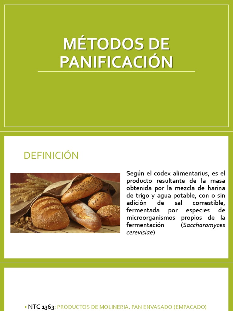 Métodos de Panificación | PDF