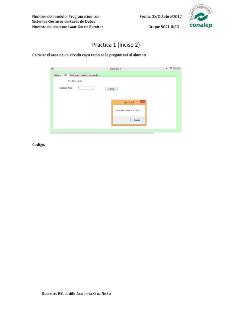 Reportes 2.1 | PDF | Programación de computadoras | Ingeniería Informática
