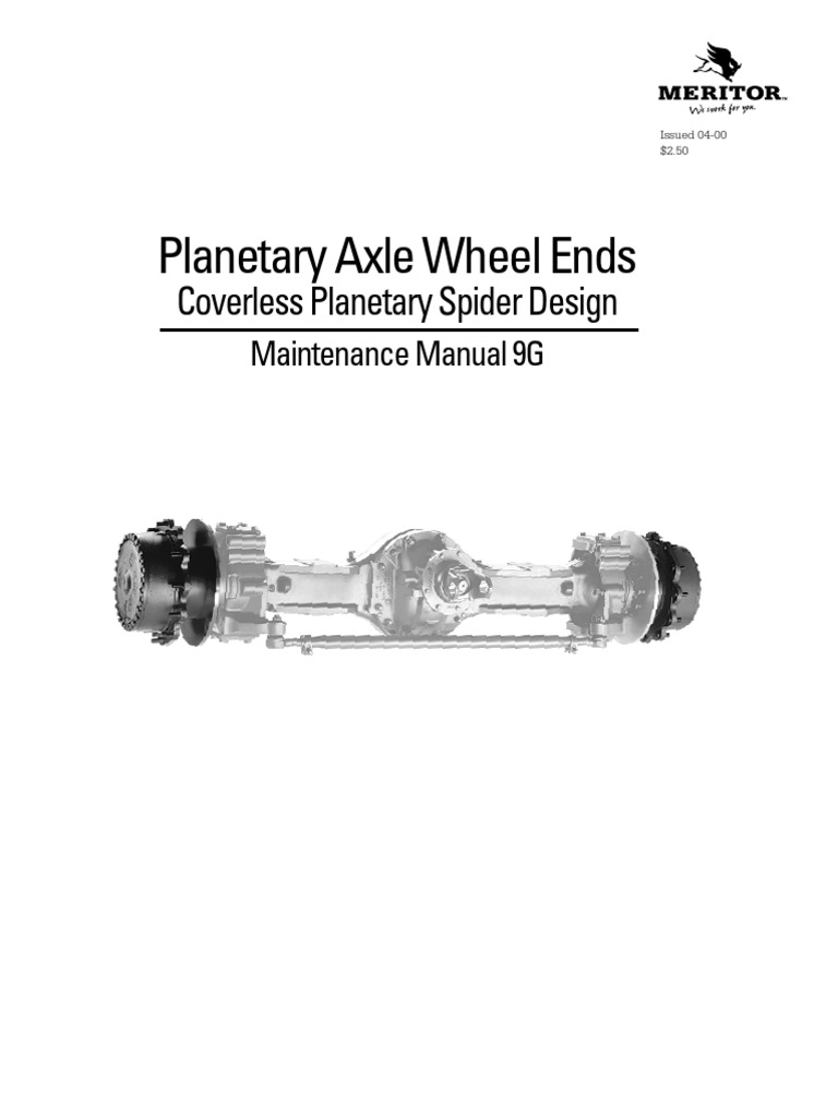 Planetary Axle Wheel Ends | PDF | Axle | Asbestos