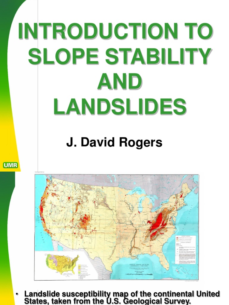 Slope Stability Lectures-Pt1 | PDF | Landslide | Erosion