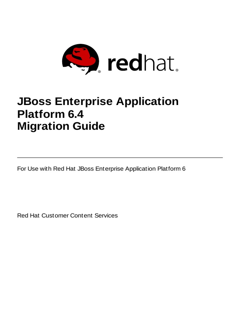 Jboss-Eap6.4 Migration Guide | PDF | Enterprise Java Beans | Modular Programming