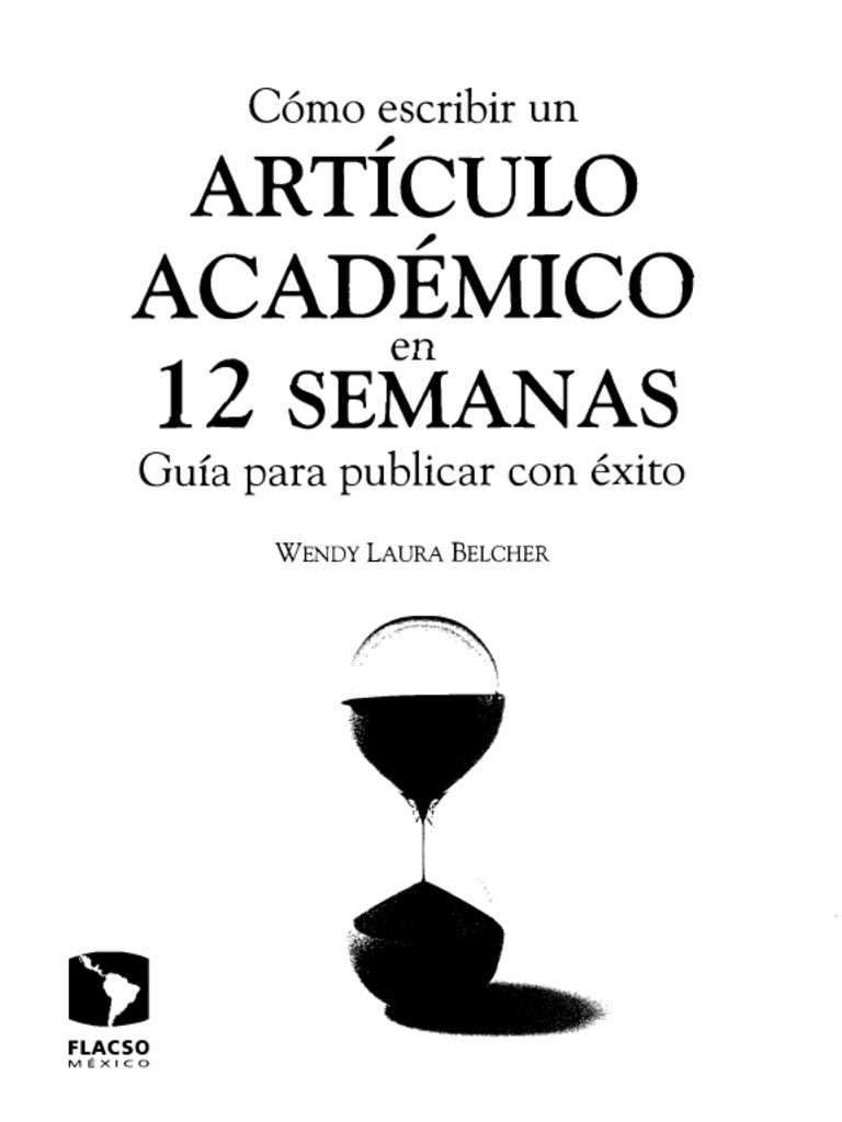 Como Escribir Un Articulo en 12 Semanas | PDF