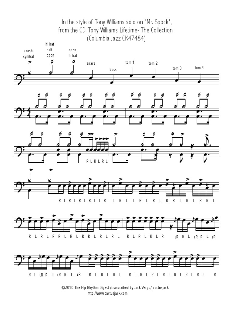 MR Spock | PDF | Percussion Instruments | African American Music