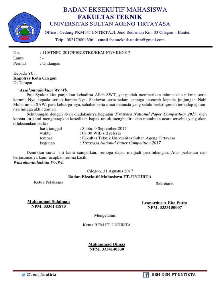 Surat Undangan Kapolres Pdf