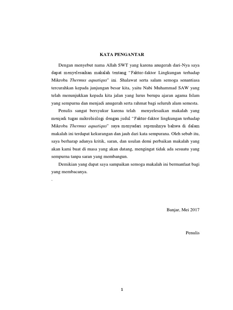 Pengaruh Faktor-Faktor Lingkungan Terhadap Mikroba | PDF