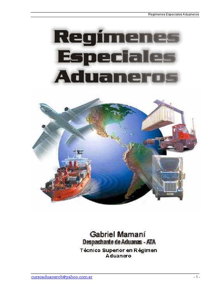 Modulo I Regimenes Especiales Aduaneros | PDF | aduana | Exportaciones