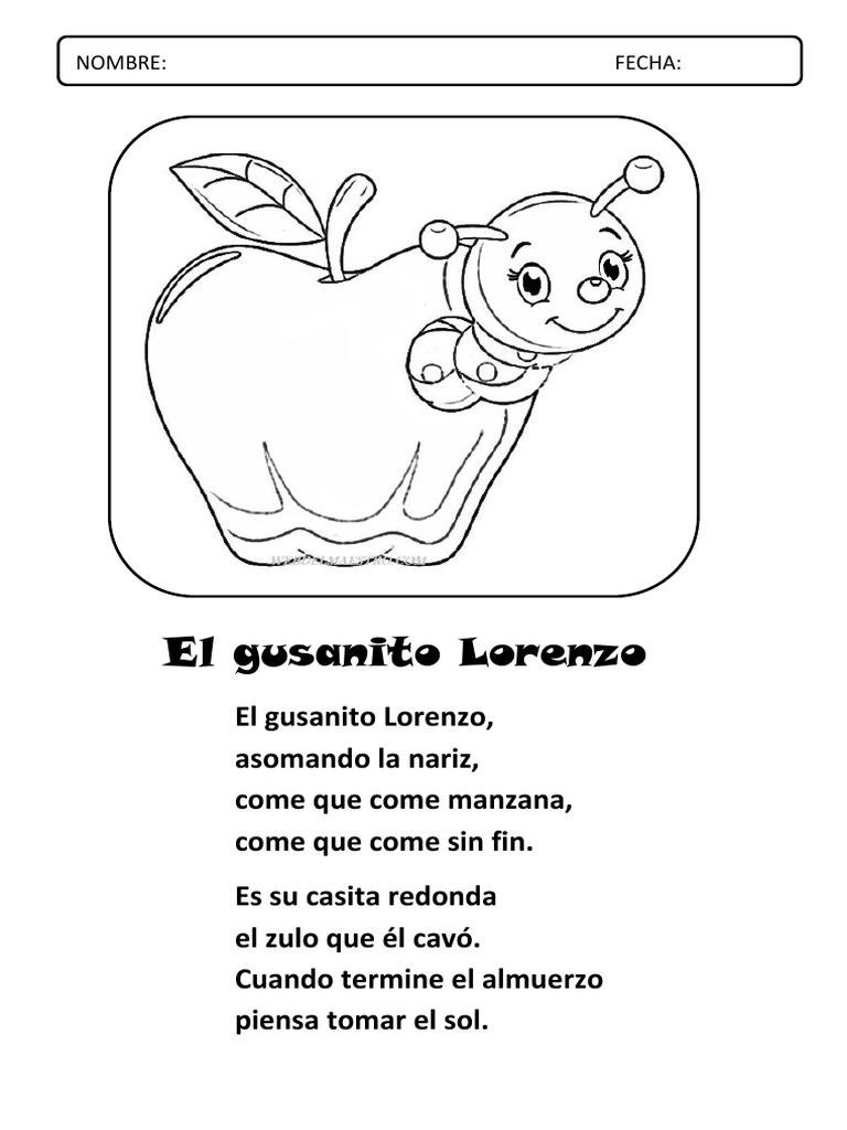 Lecturas Infantiles Letra Z Letra de Molde Con Actividades | PDF ...