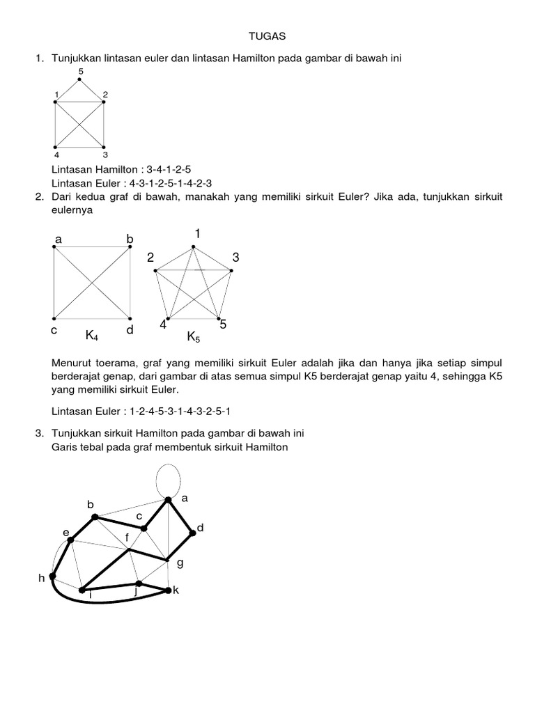 Latihan Graf Matematika Informatika | PDF