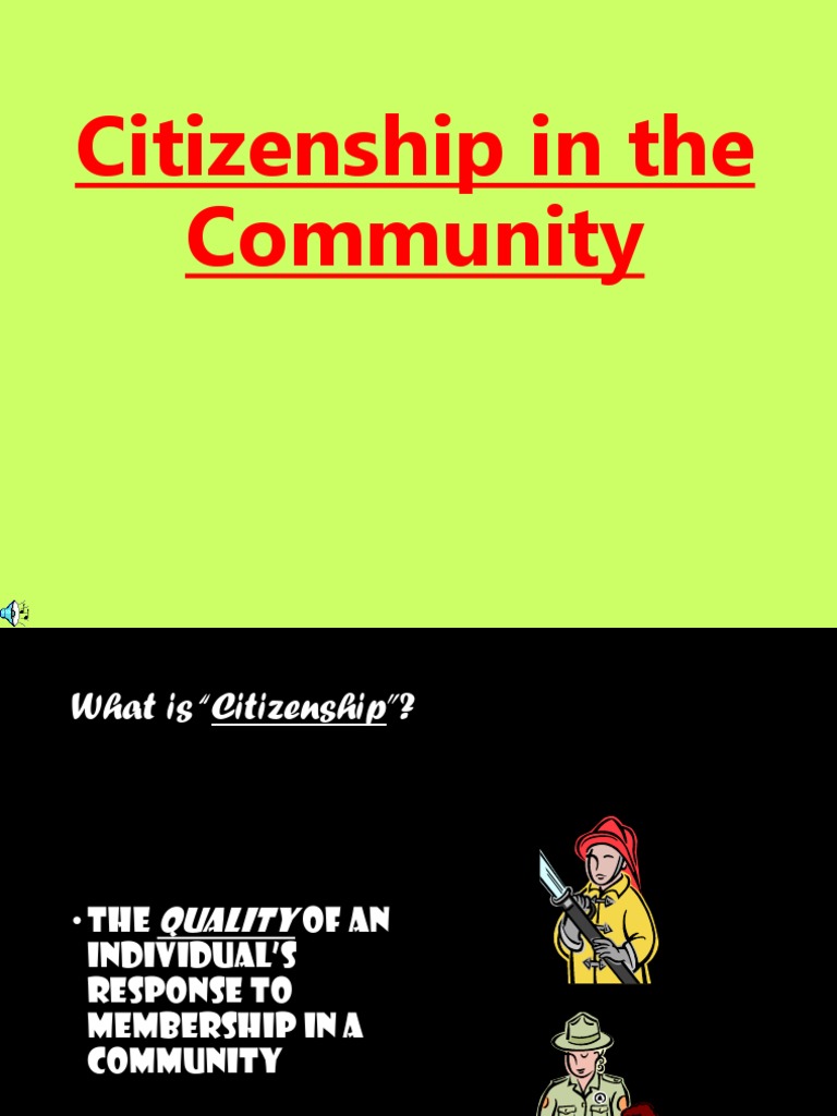 Citizenship in The Community Merit Badge Lesson | PDF | Race And ...