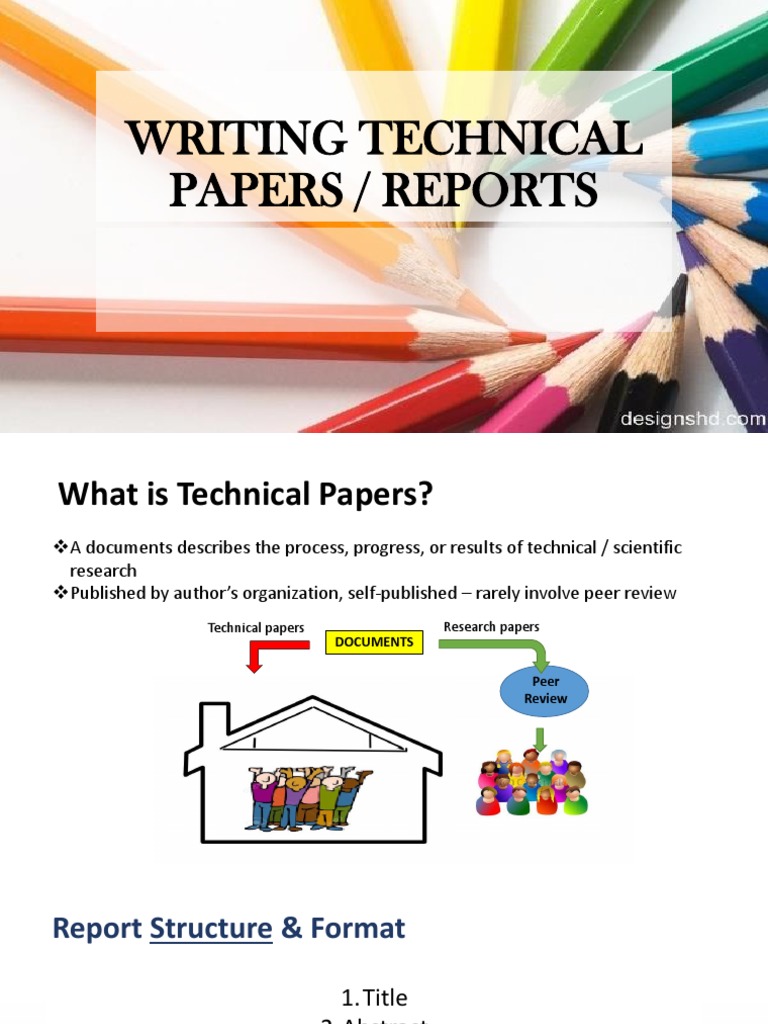 Writing Technical Papers / Reports | Download Free PDF | Abstract (Summary)