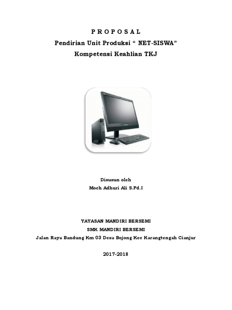 Proposal Teaching Factory TKJ | PDF