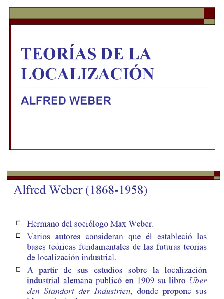 Teoría de Localización Industrial de Weber | PDF | Transporte | Triángulo