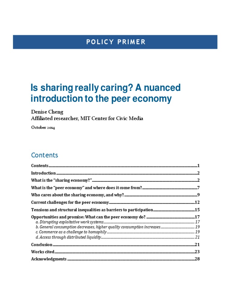 5 Reading Sharing Economy | PDF | Social Networking Service | Uber ...