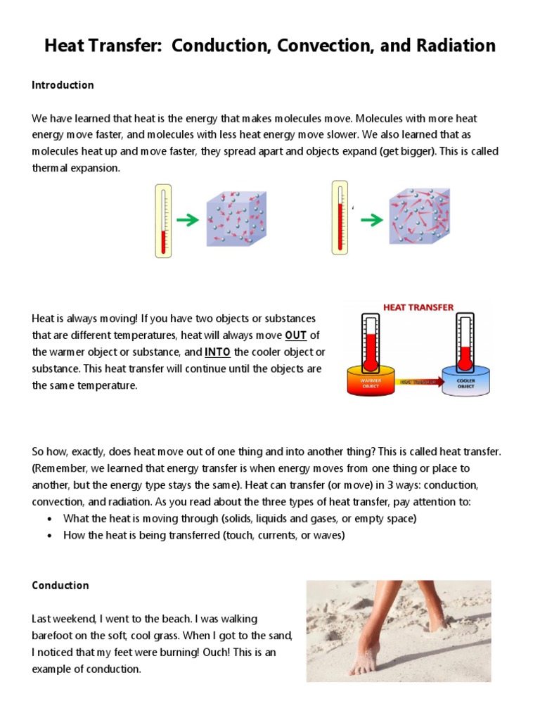 Conduction Convection Radiation Reading | PDF | Convection | Thermal ...