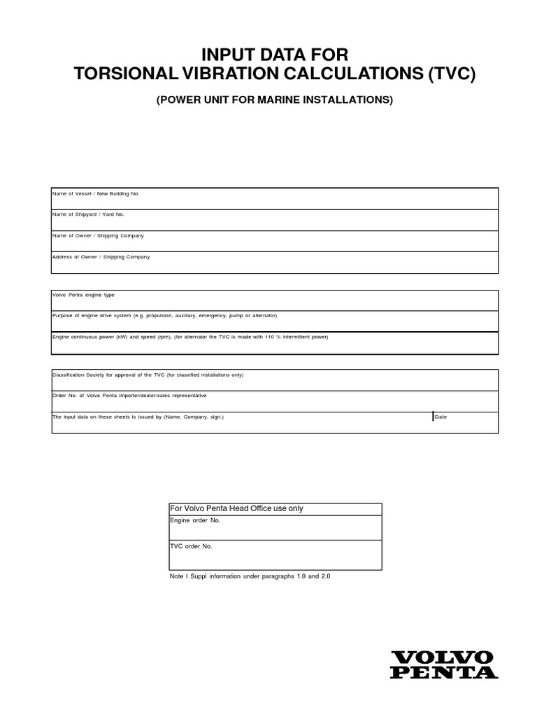 TVC Input Data Form Page 7 | PDF | Belt (Mechanical) | Gear