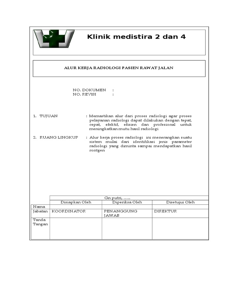 Prosedur Radiologi Klinik | PDF