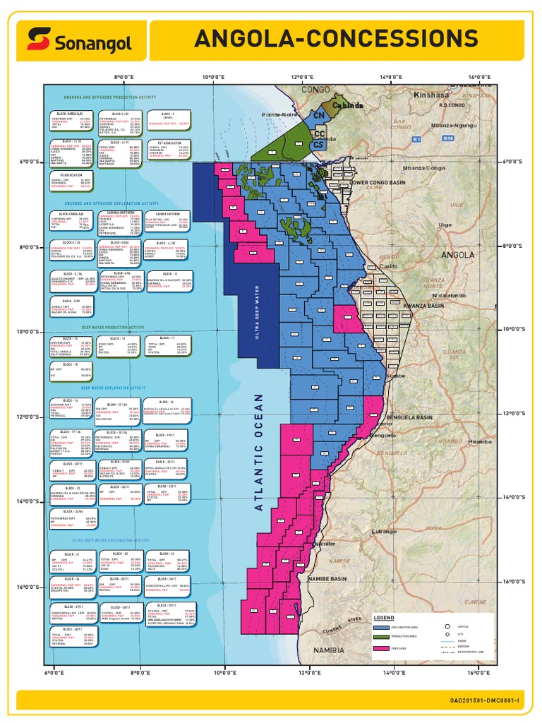 ANGOLA-CONCESSIONS.pdf | Petroleum Industry | Petroleum