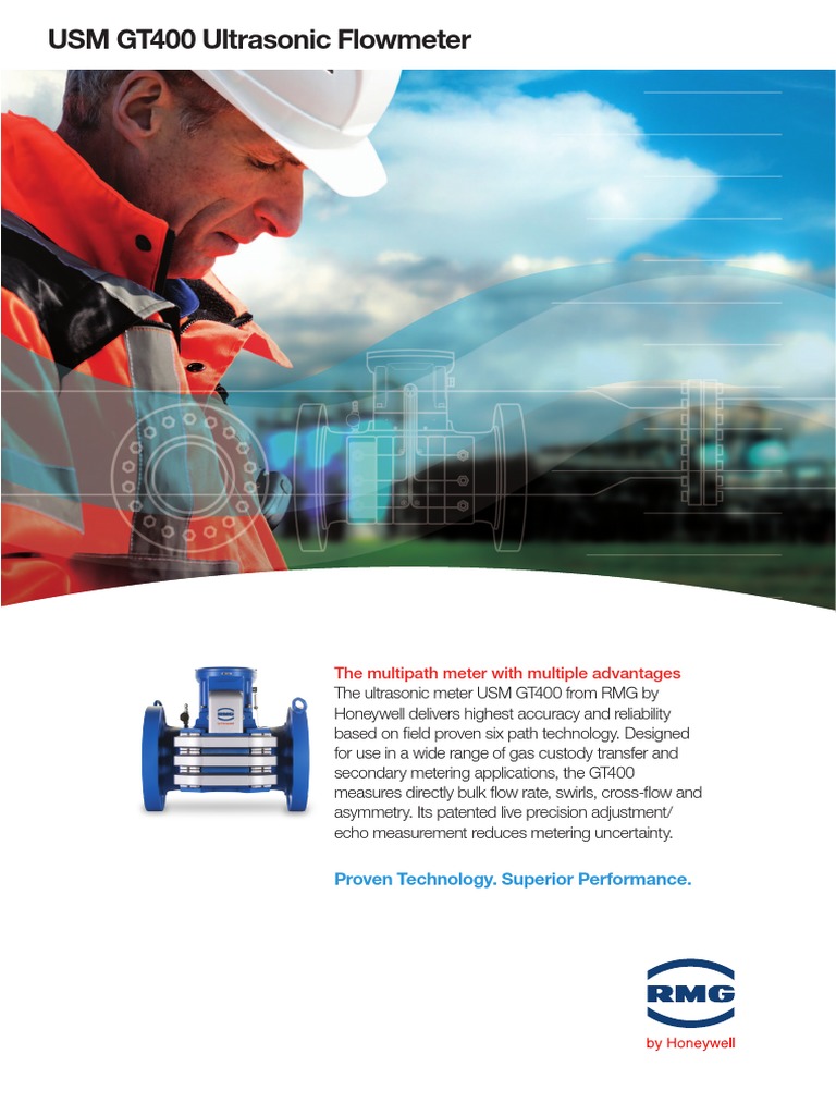 USM GT400 Leaflet en 2014-10-28 | PDF | Flow Measurement | Natural Gas