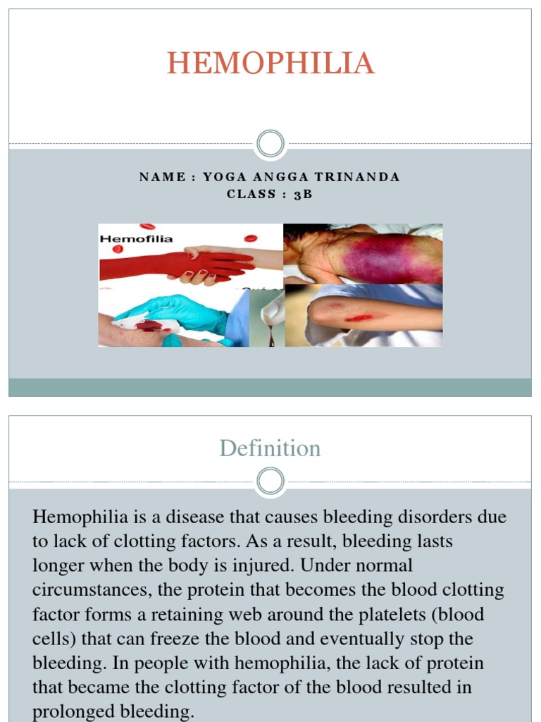 Hemophilia | PDF | Haemophilia | Coagulation