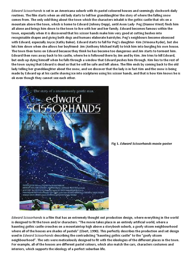 Edward Scissorhands | PDF