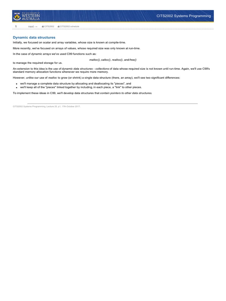 Lecture 20 Pdf Pointer Computer Programming Queue Abstract Data Type