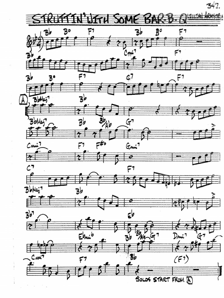 Struttin' With Some Barbecue BB | PDF