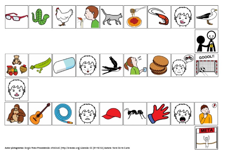Tablero Articulacion Fonema G | PDF