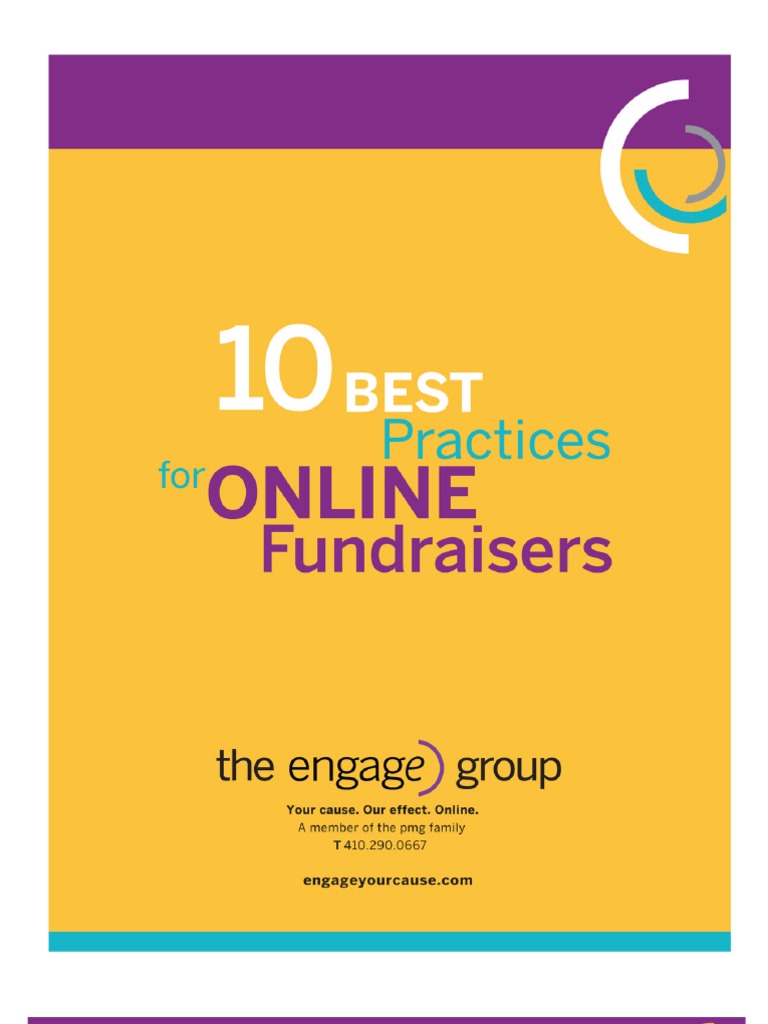 10 Great Practices For Online Fundraising | PDF | Fundraising | Gmail