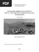 Mount St. Helens Geomorphology Map | PDF | Volcano | Geomorphology