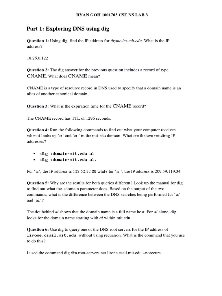 NSLab 3 | PDF | Internet Protocols | Cyberspace