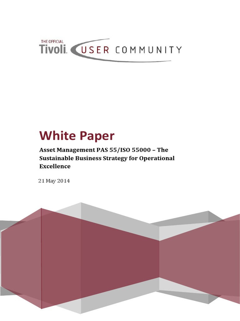Asset Management PAS 55 ISO 55000 | Download Free PDF | Strategic ...