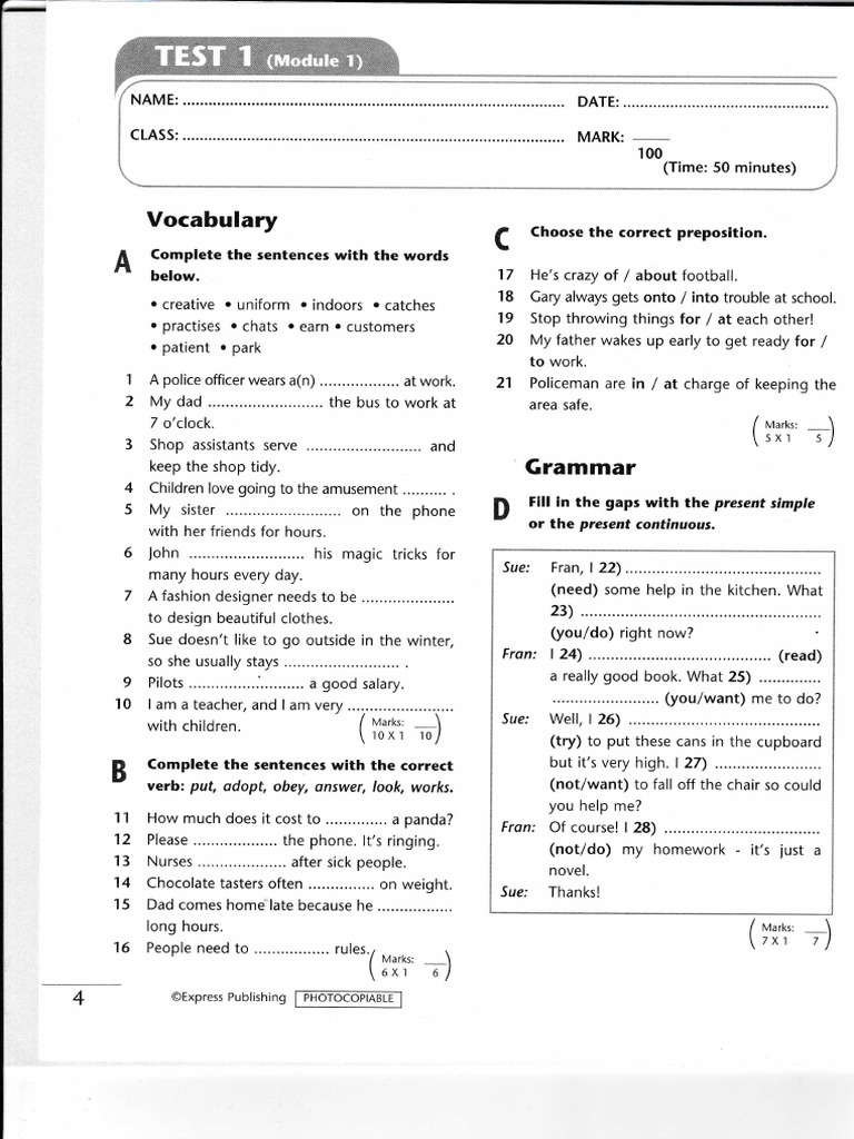 Spark 2 Test Unit 2 | PDF