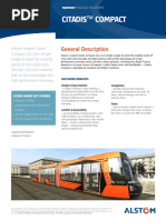 Citadis X05 - Product Sheet - English | PDF | Tram | Door