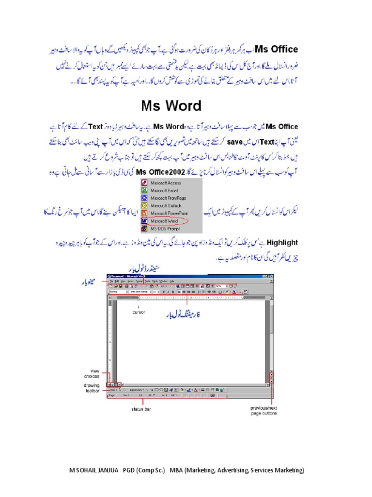 Ms Word Introduction | PDF
