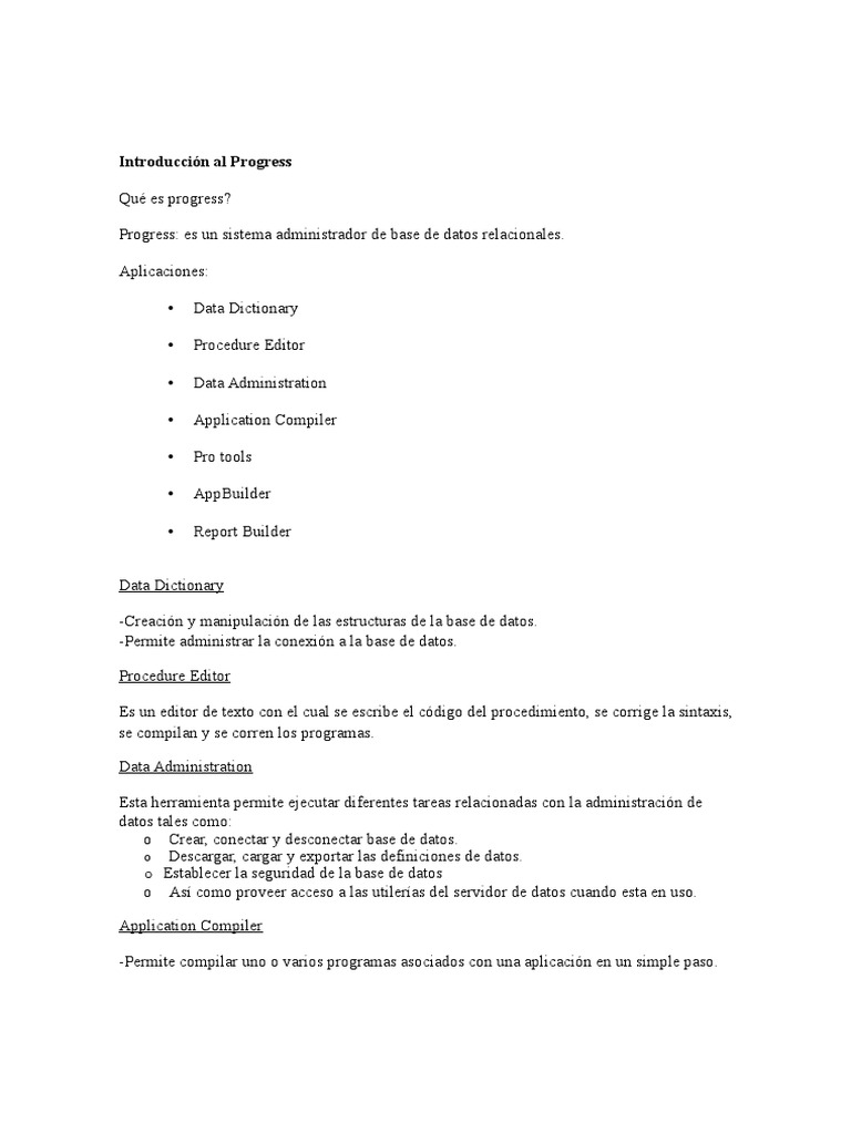 Manual Progress. | PDF | Lenguaje de programación | Compilador