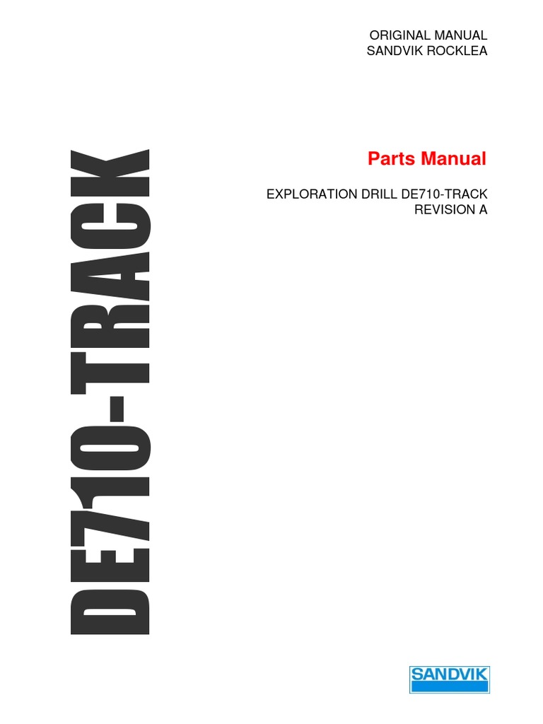 DE710-TRACK - NEW Manual de Partes PDF | PDF | Product Liability | Screw