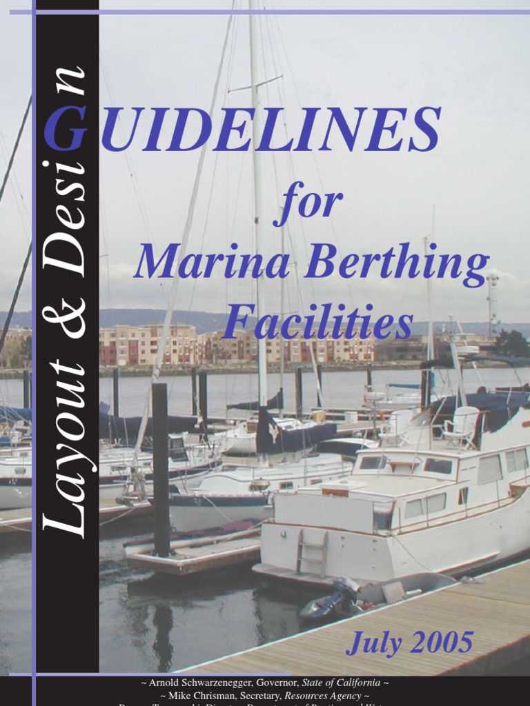 Cal Boat Marina Design Guide05 | PDF | Tide | Pier