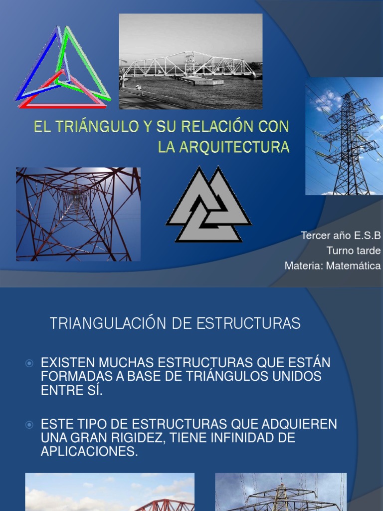 Triangulación en Estructuras Arquitectónicas | PDF