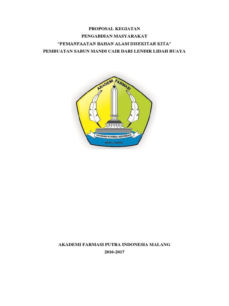 Proposal Kegiatan Pengmas | PDF