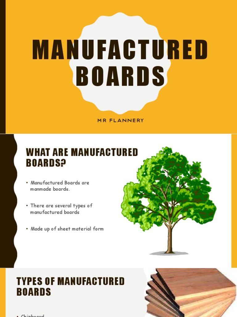 Manufactured Boards | PDF | Crafts | Building Materials