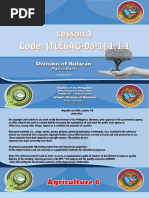 DLP IN TLE6 - Week 1 | PDF | Trees | Soil