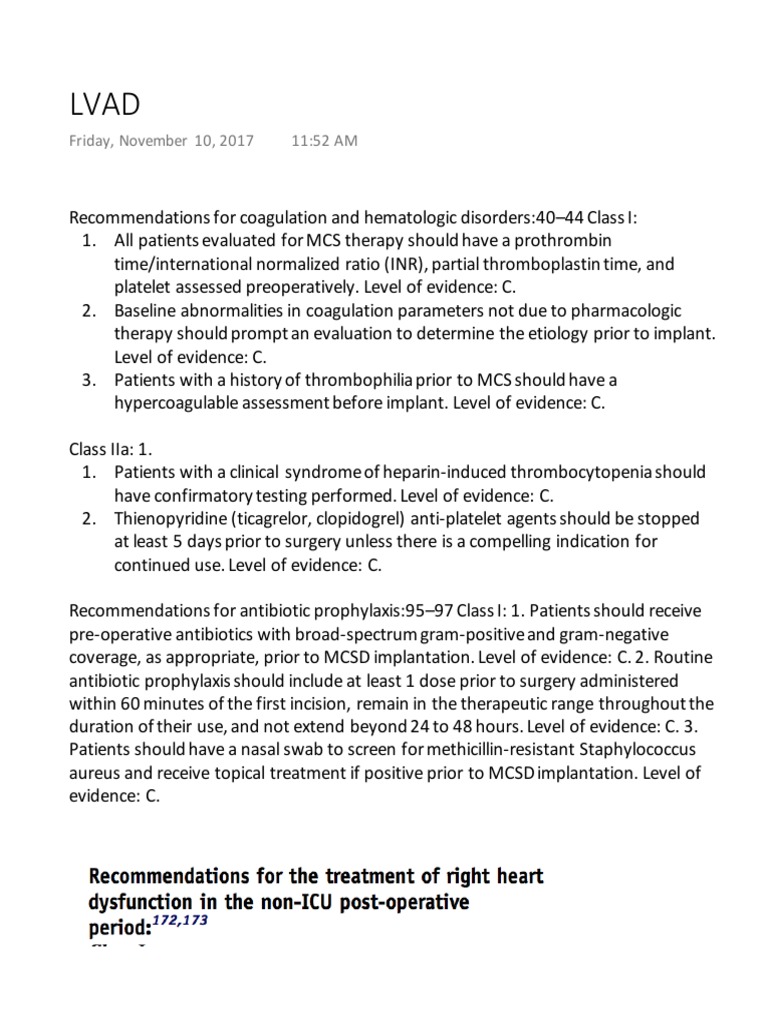 LVAD Guidelines | PDF | Self-Improvement | Wellness