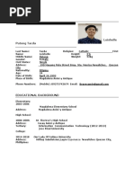 Curriculum Vitae | PDF | Tagalog Language | Philippines